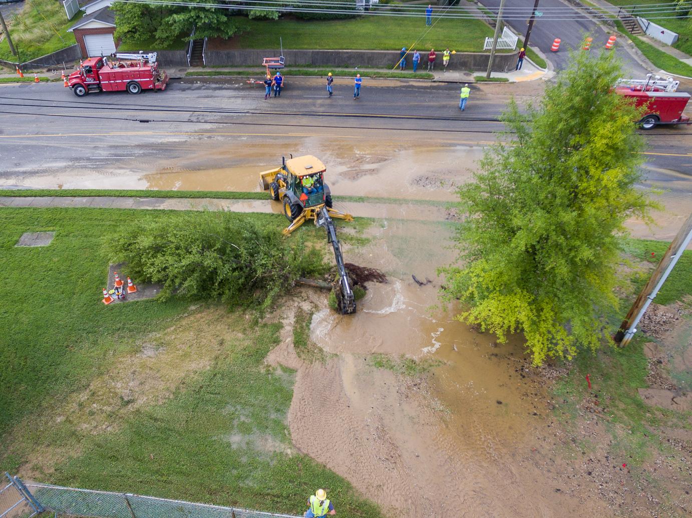 OMU crews are repairing broken mains, hope for service restoration ...